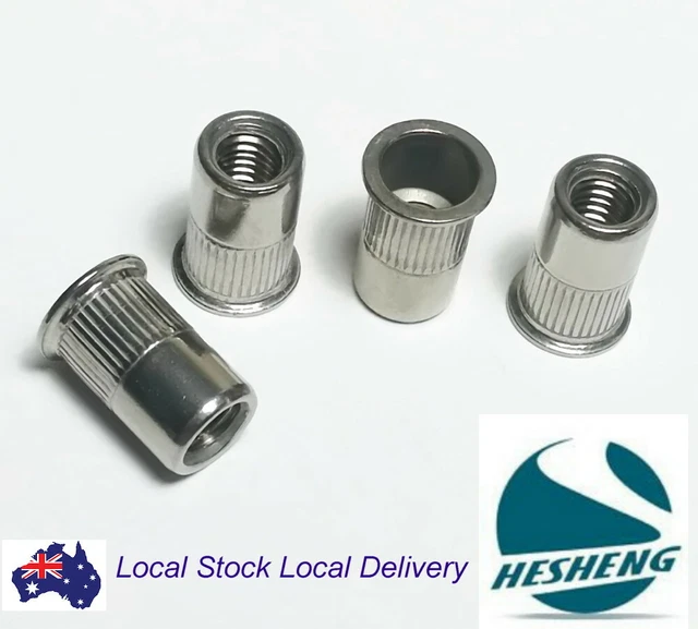 M4 M5 M6 M8 M10 Stainless Steel Countersunk Nutsert Thin Rivnut ...
