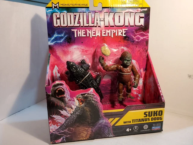 PLAYMATES MONSTERVERSE GODZILLA x Kong New Empire SUKO w Titanus Doug ...