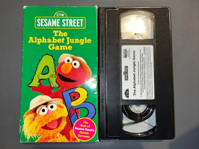 SESAME STREET - The Alphabet Jungle Game (VHS, 1998) EUR 3,27 - PicClick DE