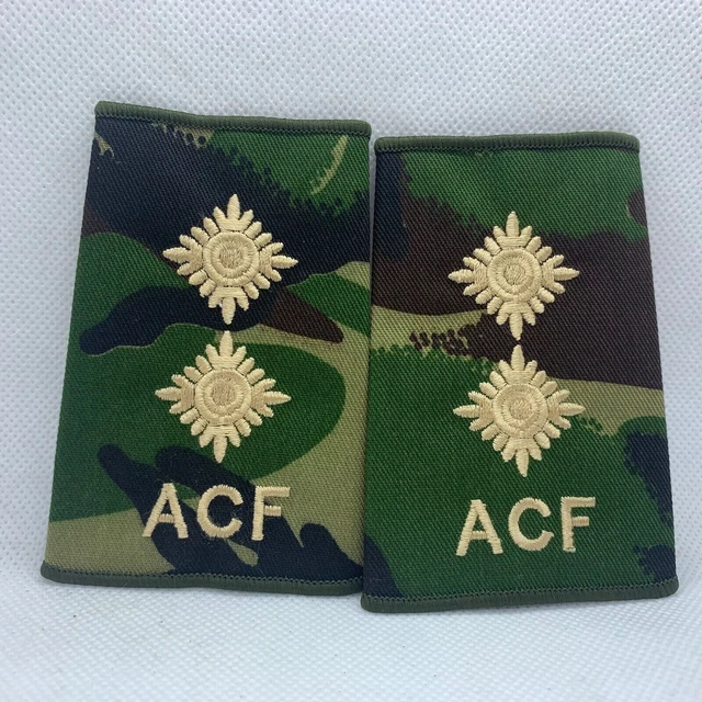 CADET ACF DPM Rank Slide / Shoulder Pair Authentic British Army $9.65 ...