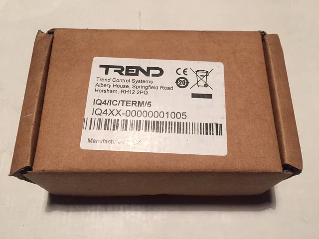 TREND IQ4/IC/TERM/5 I/O Bus Terminators for IQ4/IO modules and IQ4E ...