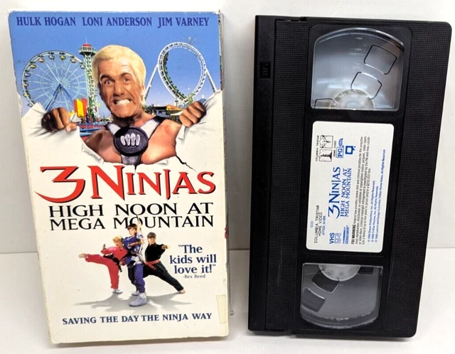 3 NINJAS: HIGH Noon At Mega Mountain VHS Tape Movie 1998 Hulk Hogan £8. ...
