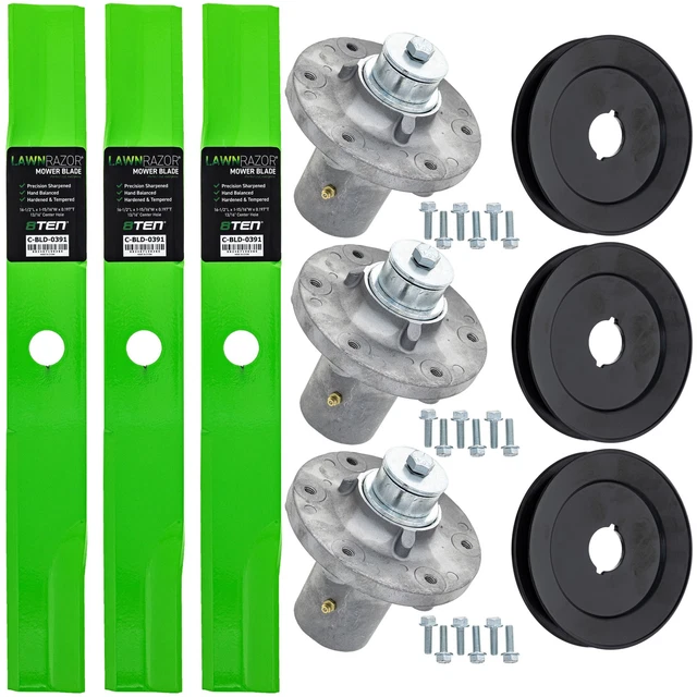 8TEN BLADE SPINDLE Kit for Snapper SPX2548 48-Inch 1759055YP 1757364YP ...
