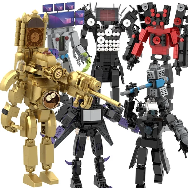 SKIBIDI TOILET FIGURES Models Toy Cameraman TV Man Speaker Man Toy Gift ...