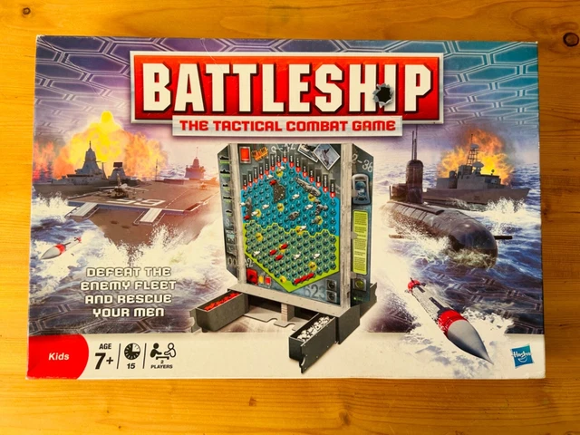 HASBRO BATTLESHIP - Naval Strategy Tactical Combat Board Game ...