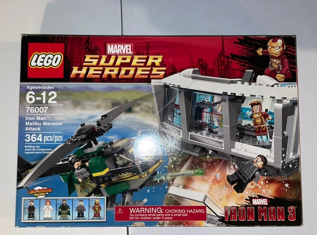 LEGO MARVEL SUPER Heroes: Iron Man: Malibu Mansion Attack (76007) £49. ...