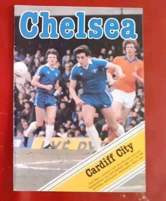 CHELSEA V CARDIFF City football programmes 1980/81 - 83/84 £1.99 ...