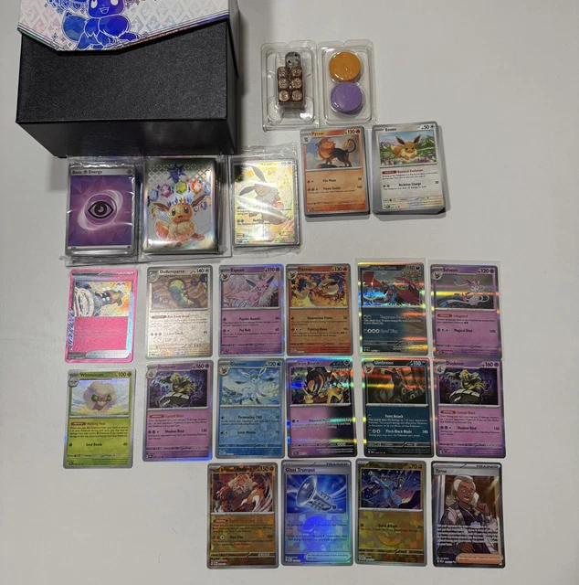 POKEMON PRISMATIC EVOLUTIONS Elite Trainer Box ETB Opened - Full - 5 £ ...