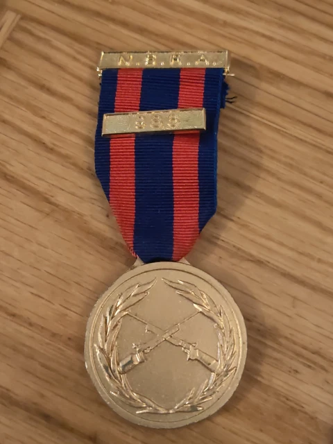 NSRA NATIONAL SMALL Bore Rifle Association Bisley Shooting Medal ...