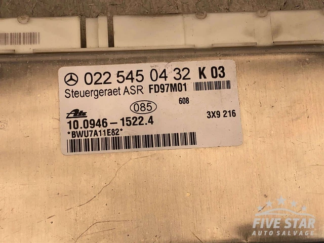 MERCEDES-BENZ SLK ESP Control Module Unit 230 Kompressor Petrol 142kW ...