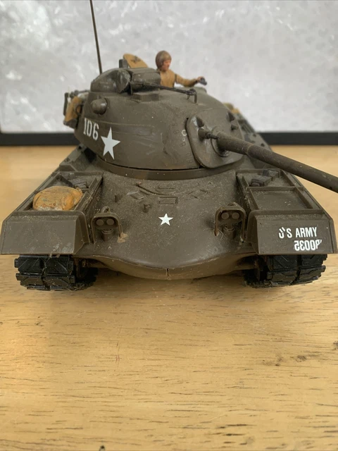 US M48 PATTON Tank Built Revell 1/35 1/32 ? Weathered Detailed 50cal ...