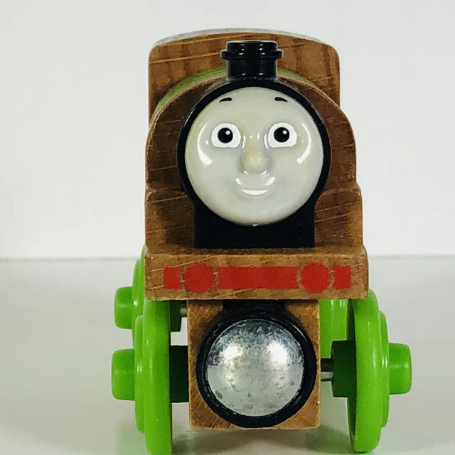 THOMAS THE TRAIN Percy Tank Engine Wooden Railway Real Wood Series Rare ...