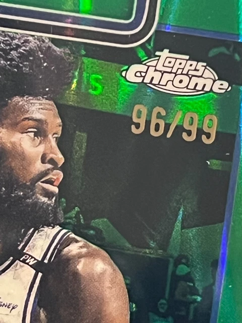 2025-26 TOPPS CHROME Basketball - Jonathan Isaac - RayWave Green ...