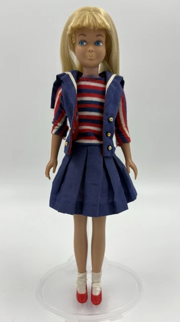 VINTAGE SKIPPER SL Doll 1965 950 Lemon Blonde Buttery Lips In Ship Ahoy ...