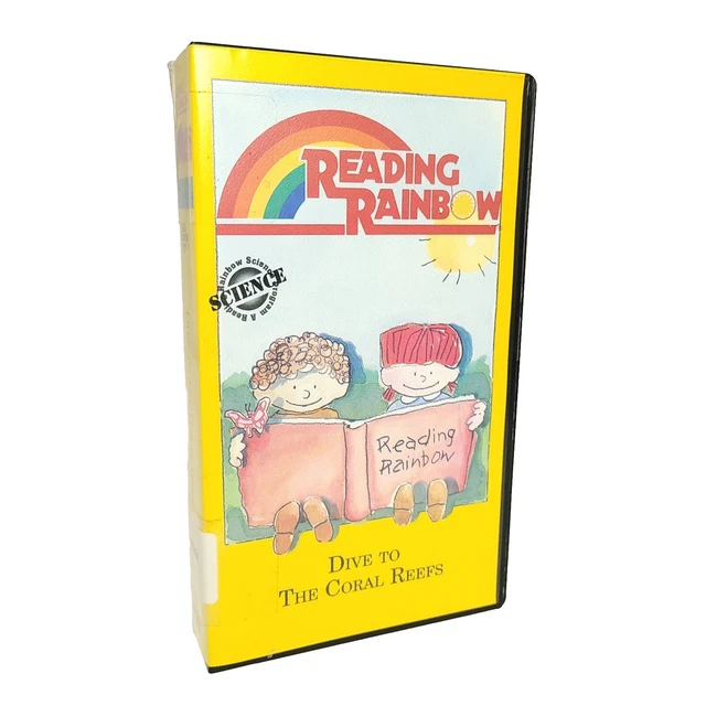 READING RAINBOW VHS Dive to the Coral Reefs #61 Videocassette Tape £14. ...
