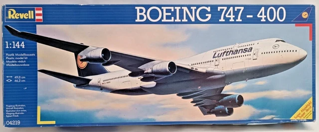 BOEING 747-400 LUFTHANSA Old Livery Revell 04219 échelle 1:144 échelle ...