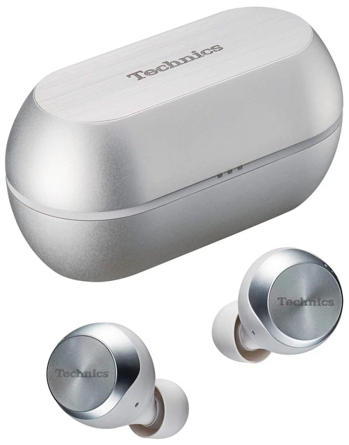 TECHNICS EAH-AZ70W TRUE Wireless Bluetooth Earbuds ANC IPX4 Silver $220 ...