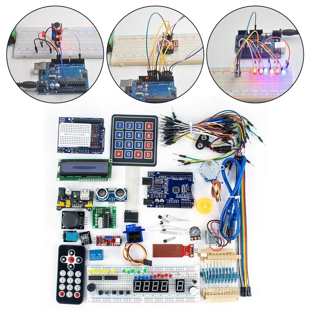 FAI DA TE per Arduino R3 Starter Kit con modulo di alimentazione 60 ...