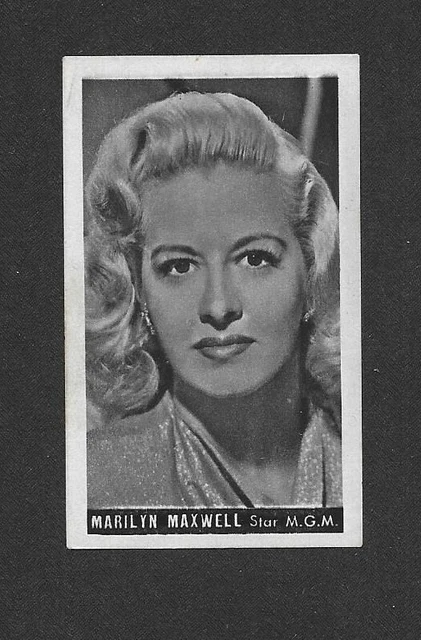 MARILYN MAXWELL - Attrice - Figurina - Star "Metro Goldwyn Mayer". EUR ...