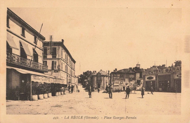 CPA GIRONDE 33 La Reole Place Georges Perrein EUR 6,00 - PicClick FR