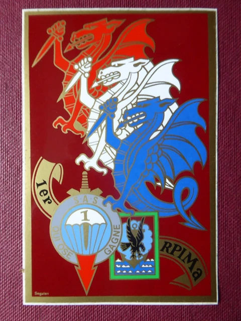 STICKER ARMEE FRANCAISE 1er RPIMA REGIMENT PARACHUTISTE INFANTERIE ...