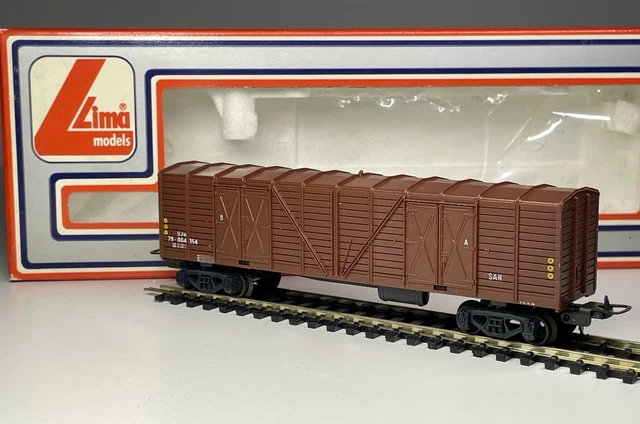 VERY RARE LIMA South African SAR Box Car Closed Van Wagon Brown 309046 ...