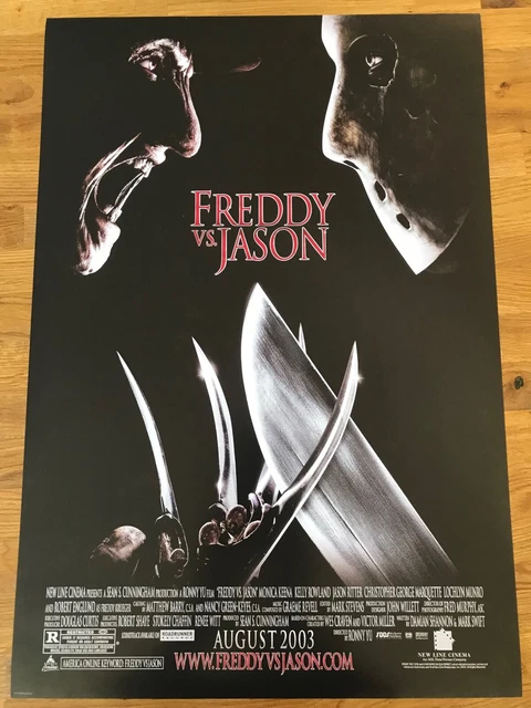 MOVIE POSTER FREDDY vs Jason 430mm x 640mm (bit bigger than A2) EUR 4 ...