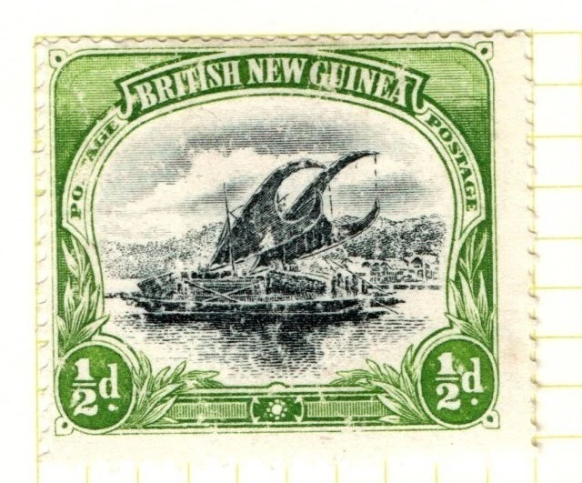 BRITISH NEW GUINEA PNG 1901 1905 ½d Lakatoi SG9 Unused MNG $7.50 ...