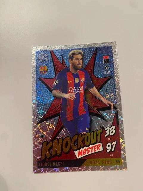 TOPPS MATCH ATTAX 2024-2025 - Lionel Messi Barcelona Knockout master £ ...