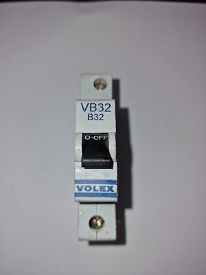 VOLEX 32 AMP TYPE B 6kA MCB CIRCUIT BREAKER VB32 B32 32A Socket Job Lot Garage £10.00 - PicClick UK