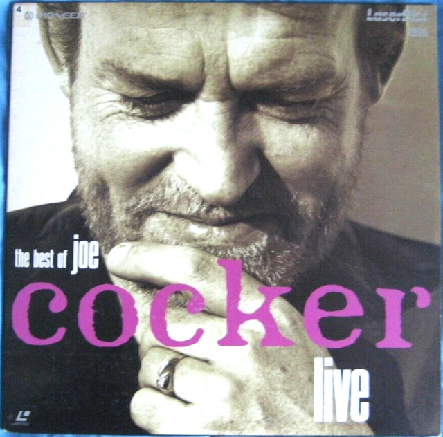 ANCIEN ET RARE Laserdisc Video - Joe Cocker Live - Annee 1992 - Pal Clv ...
