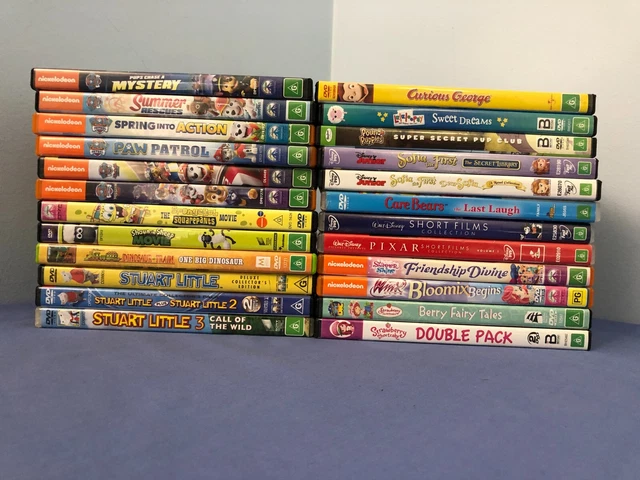 CHILDREN KIDS PAW Patrol SpongeBob Shaun Sheep Curious George 24-DVD ...