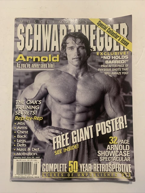 MUSCLEMAG'S ARNOLD SCHWARZENEGGER June 1997 Special Collector's Issue W ...