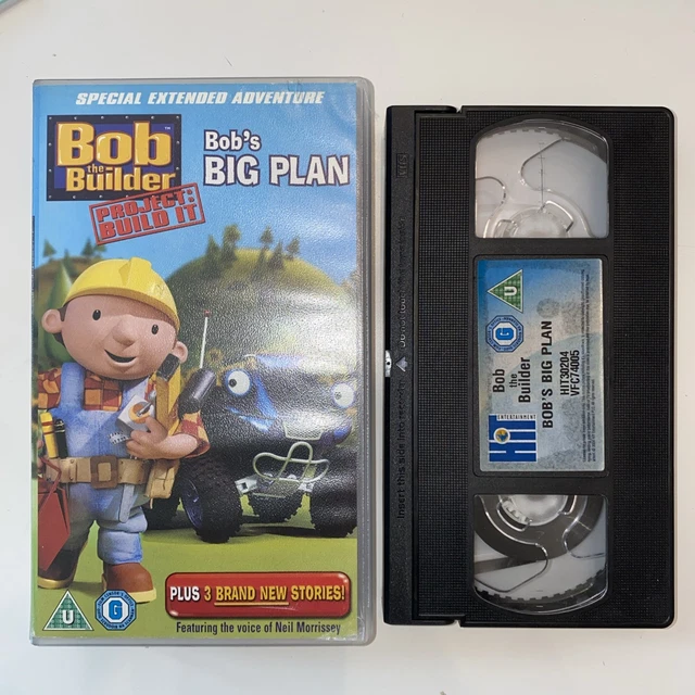 BOB THE BUILDER Project Build It Bob’s Big Plan Vhs Video Children’s £ ...