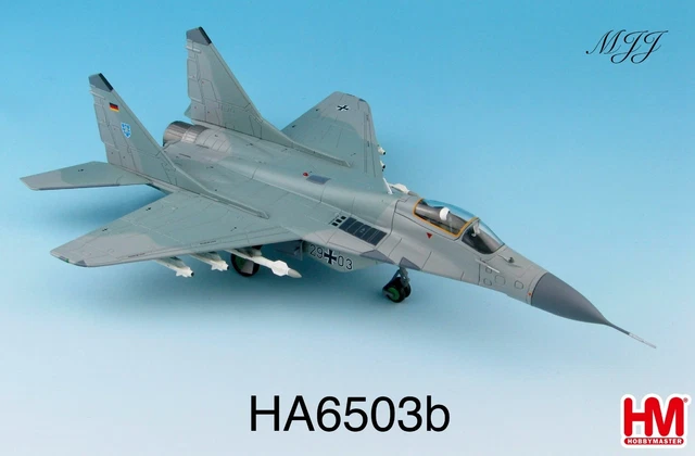 HOBBY MASTER 1:72 HA6503B MIG-29A Fulcrum 29+03, German Air Force EUR ...