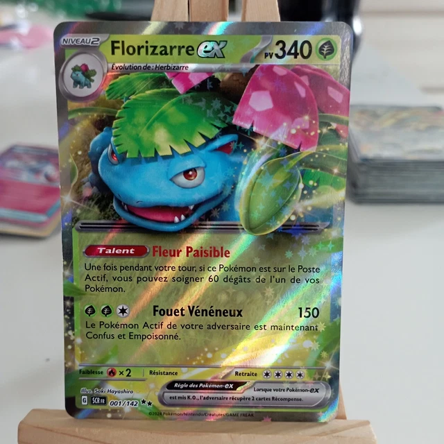 CARTE POKEMON / Carte Pokémon Florizarre EX 001/142 Couronne Stellaire ...