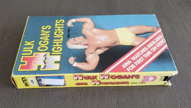 VHS HULK HOGAN'S Highlights AWA HGV Video $30.00 - PicClick CA