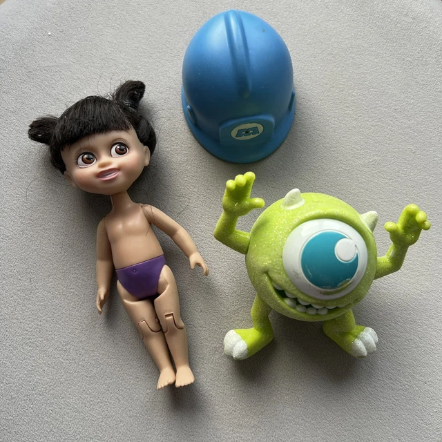 DISNEY ANIMATORS MINI Doll Monsters Inc Boo & Mike Playset 5” Toy £14. ...