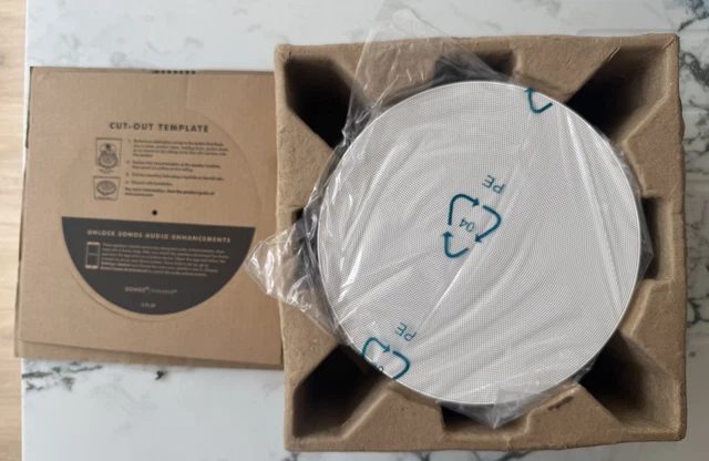 SONOS IN-CEILING SPEAKER White One £167.10 - PicClick UK
