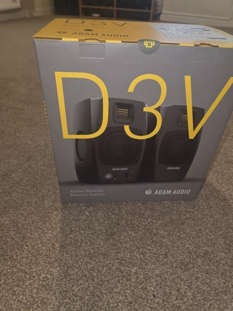 ADAM AUDIO D3V Studio Monitors Black BNIB £255.50 - PicClick UK