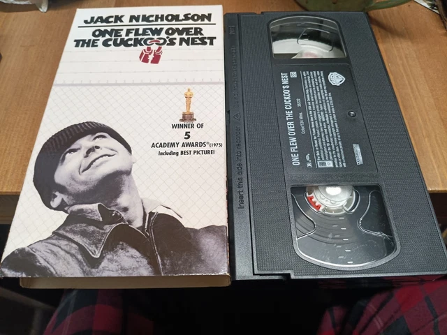 ONE FLEW OVER the Cuckoo’s Nest (VHS, 1997) Jack Nicholson, Louise ...