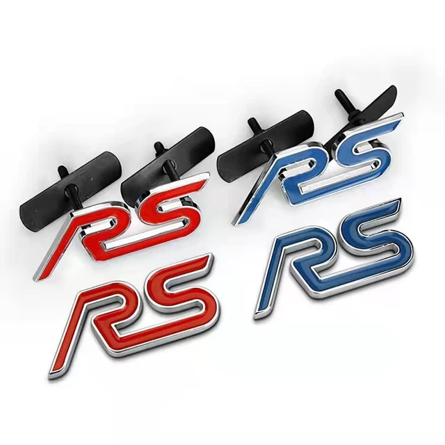 RS 3D LOGO Metal Car Front Grille and Rear Badge For Ford Mondeo ...