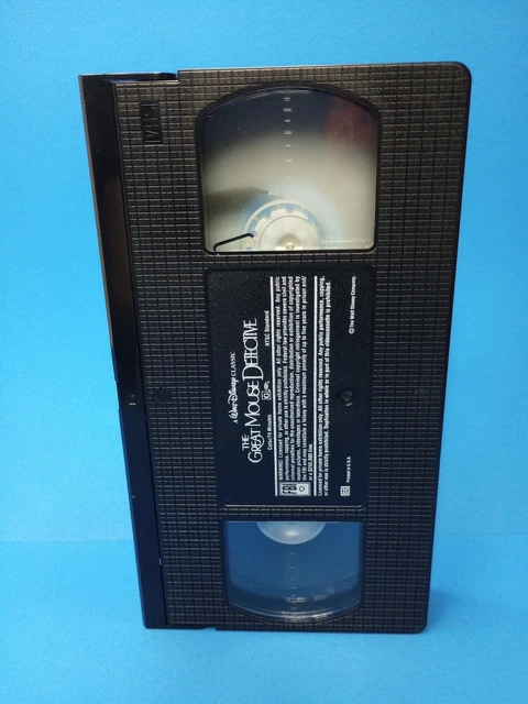 THE GREAT MOUSE DETECTIVE Walt Disney Home Video VHS 1360 Black Diamond ...