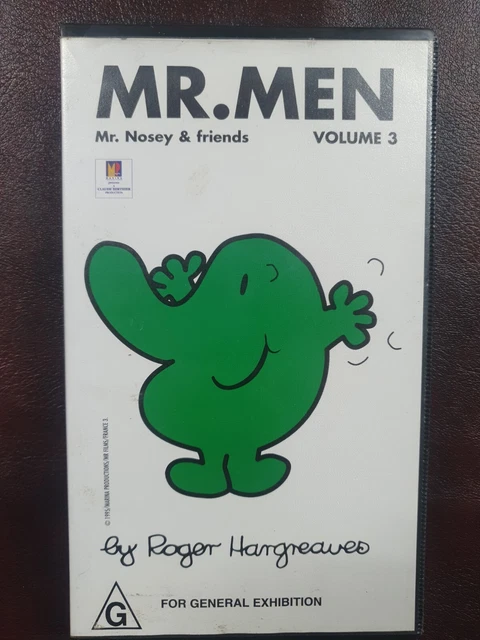 MR MEN VOLUME 3 Mr. Nosey & Friends VHS Video Tape - 1995 $21.61 ...