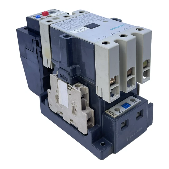 SIEMENS 3TF46 +3UA 58 00-2F Circuit Breaker With Overload Relay 220V ...