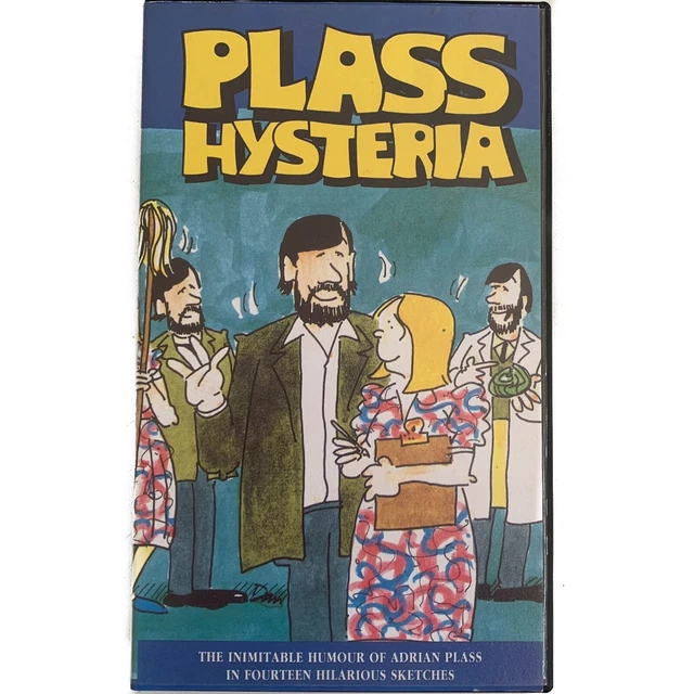 PLASS HYSTERIA VHS Video Tape Adrian Plass Hard to Find Christian ...
