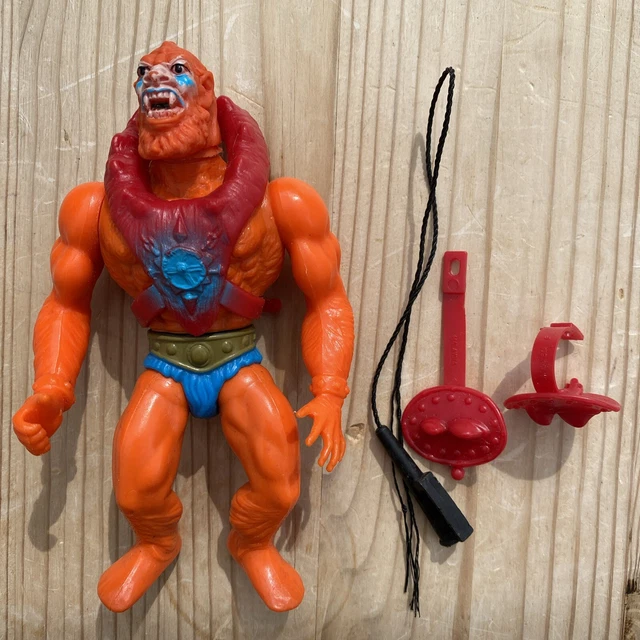 FIGURINE HE MAN Beast Man MOTU Masters of the Universe Mattel bras ...