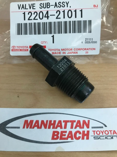 NEW GENUINE TOYOTA Pcv Valve 12204-31030 For 4.0L 1Grfe 4Runner Tundra ...