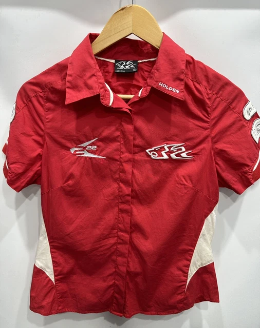 HOLDEN RACING TEAM Red Shirt OFFICIAL HOLDEN MERCHANDISE Size 10 $18.00 ...