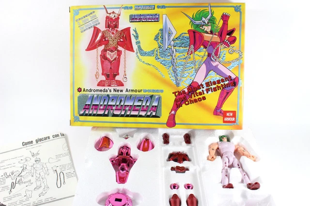 VINTAGE ANDROMEDA SAINT Seiya NEW Armour Fighter Die Cast TAIWAN £113. ...